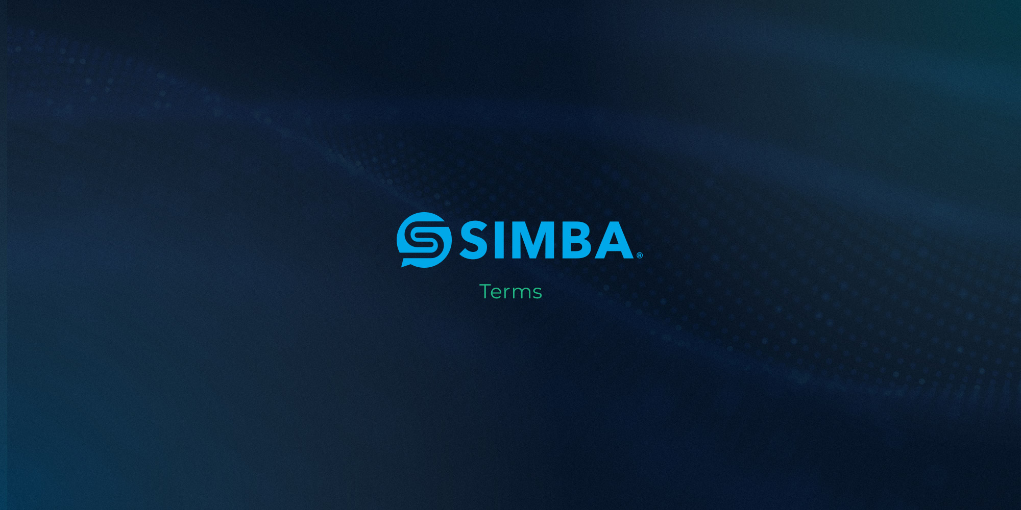 Terms of Use | SIMBA Chain